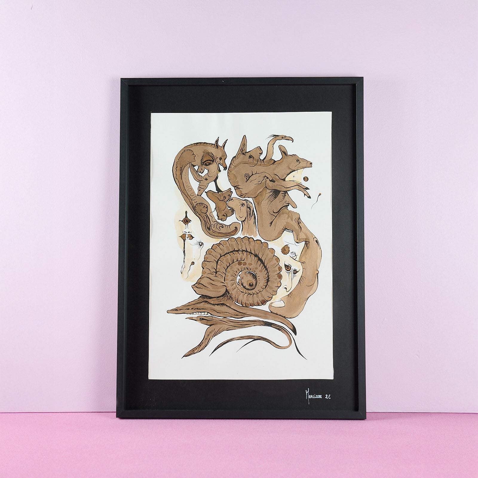 Lionel Guillon - Sans titre, "Songes & drôles d’oiseaux" – Revue Profane