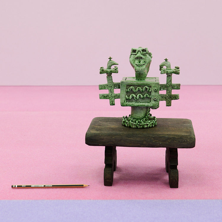 Maximilien Pellet & Antoine Liebaert - n°33 : Tabouret elviforme en bo ...