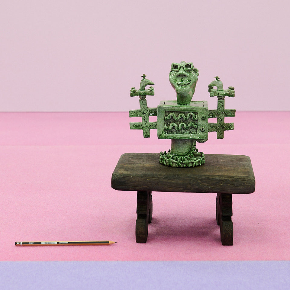 Maximilien Pellet & Antoine Liebaert - n°33 : Tabouret elviforme en bo ...